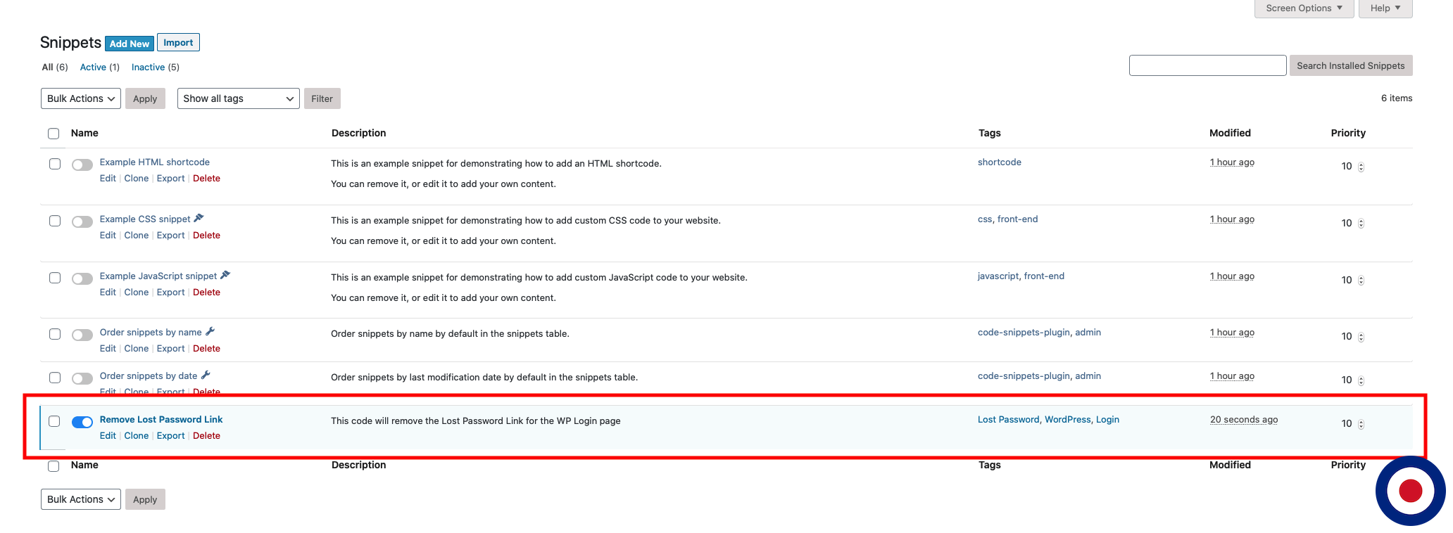 How to Add Custom Code Snippets to WordPress using the Code Snippets ...