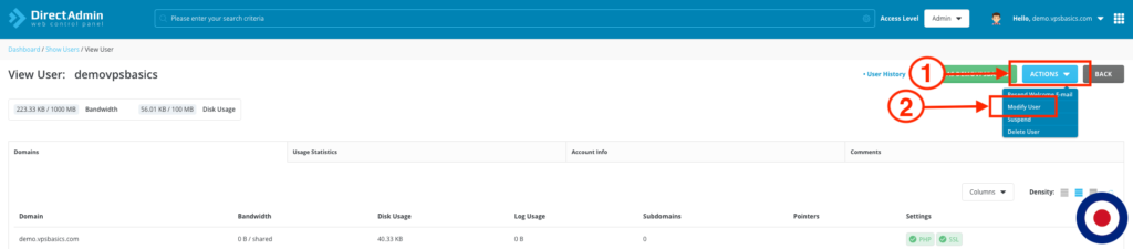 How to Enable & Assign IPv6 Address in DirectAdmin | VPSBasics