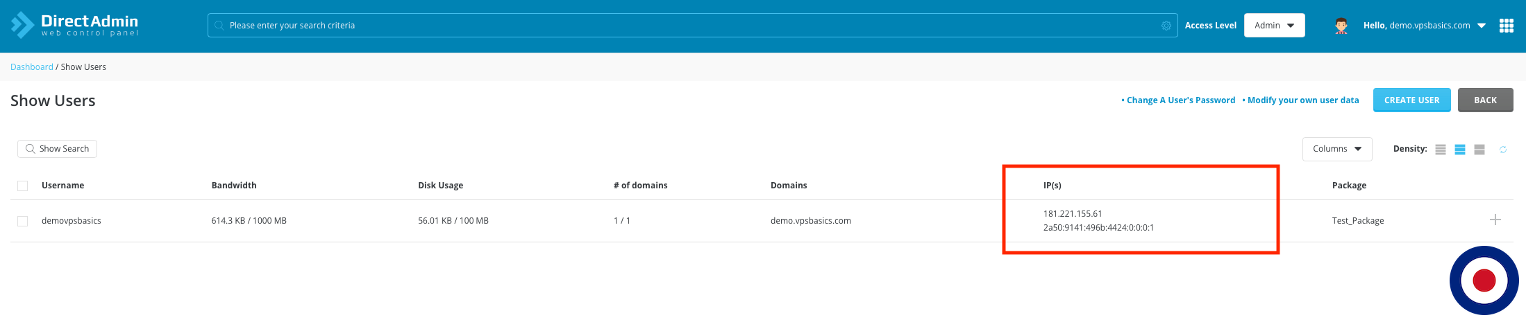 How to Enable & Assign IPv6 Address in DirectAdmin | VPSBasics