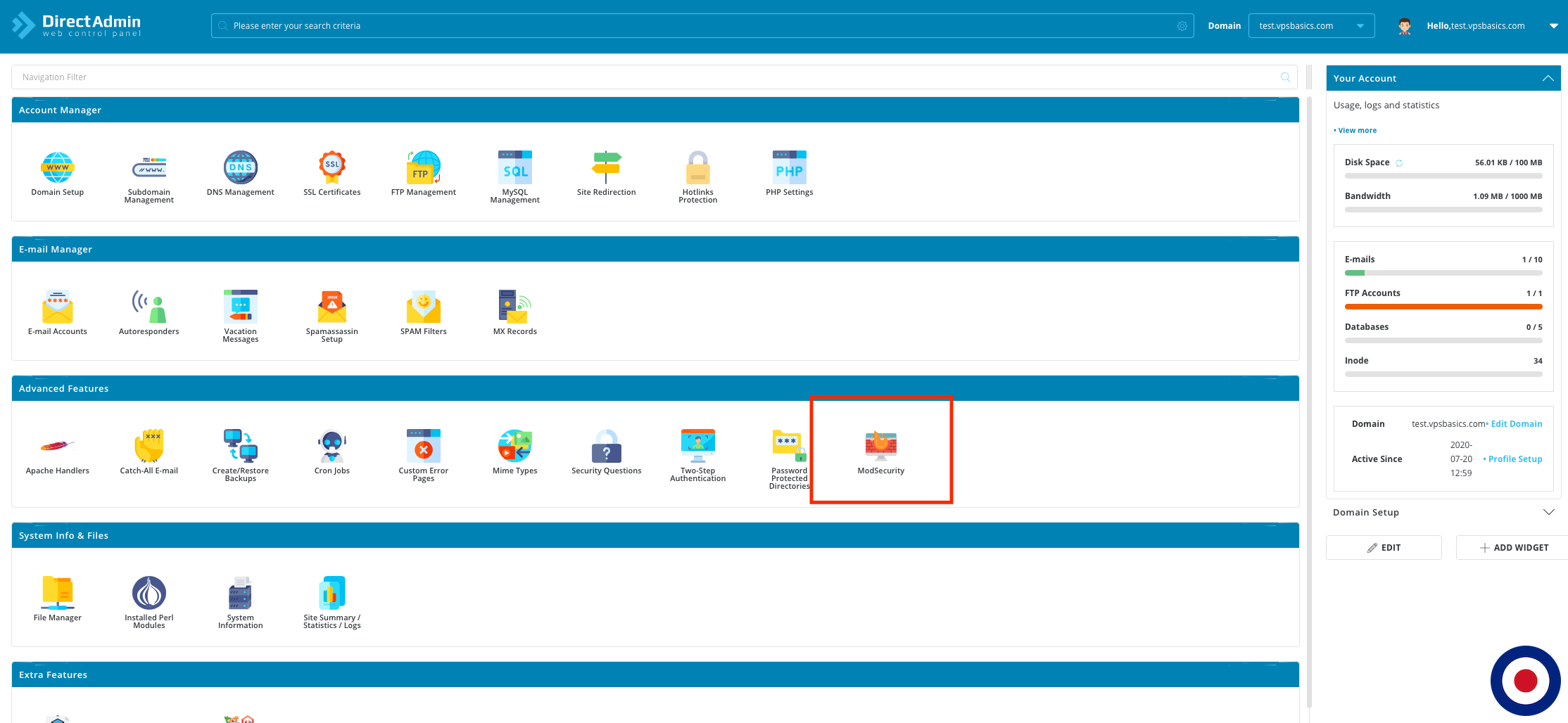 How To Enable And Disable Modsecurity Rules With Directadmin Vpsbasics